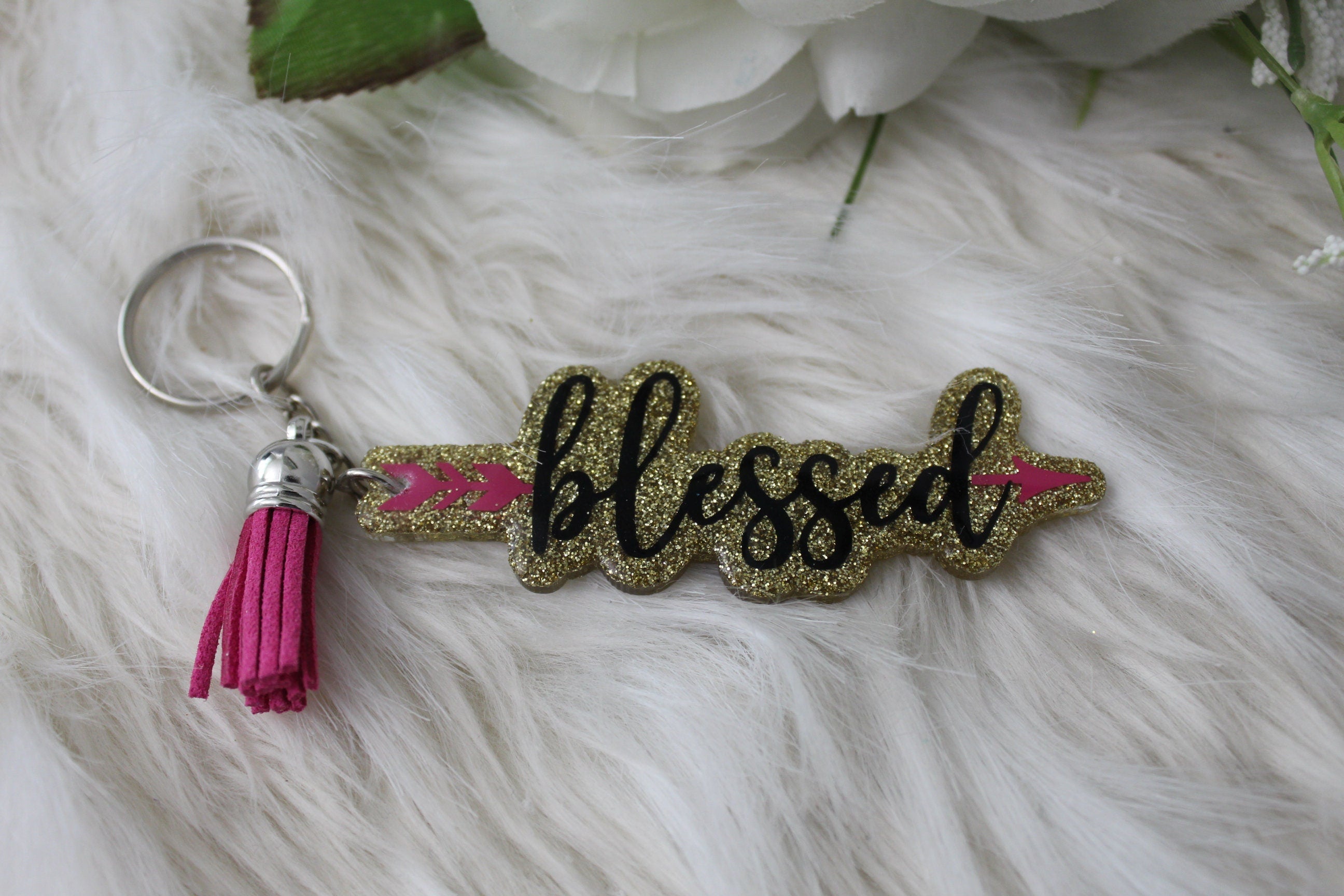 Blessed Acrylic Keychain – Ivey Inspires