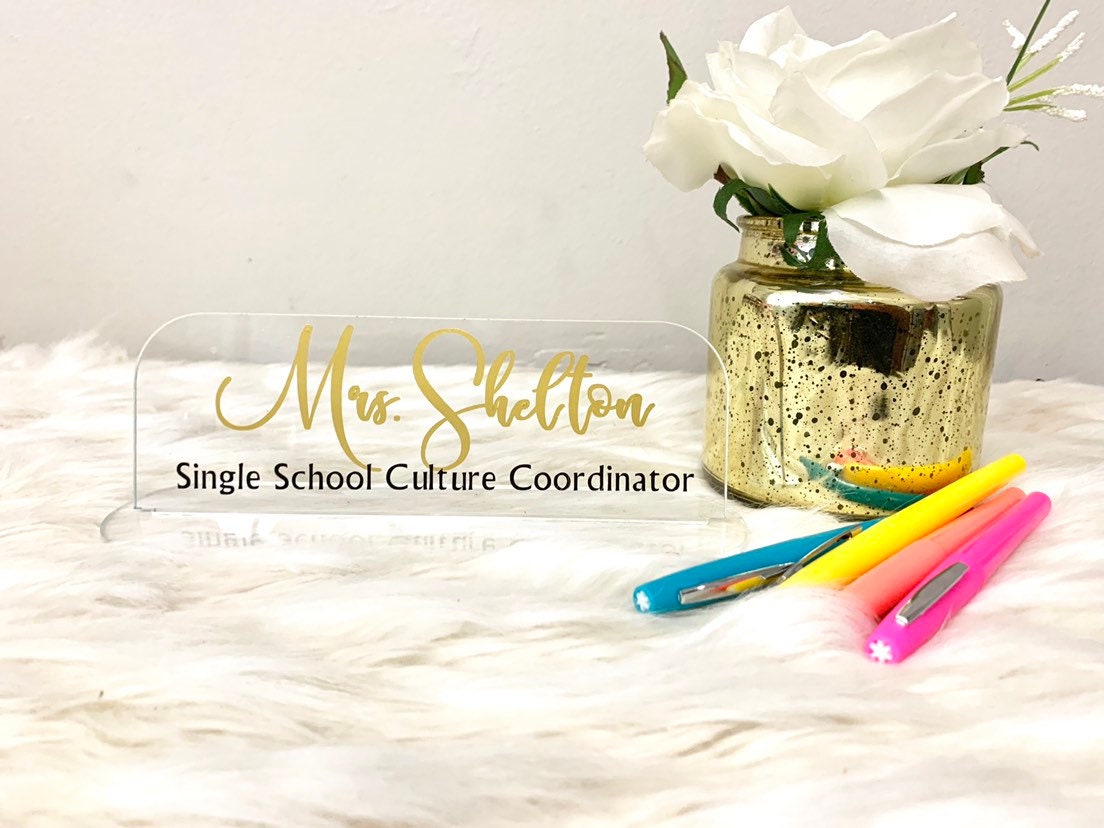 Desk Name Plate – Ivey Inspires